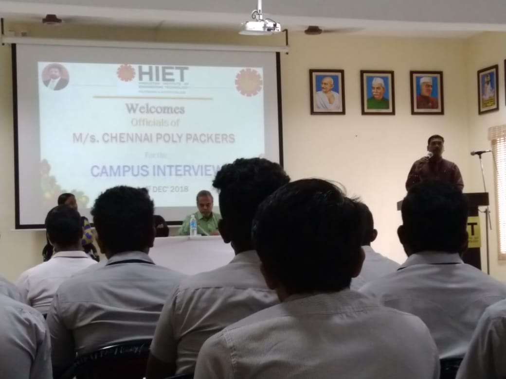 Campus Recruitment Drive – HIET