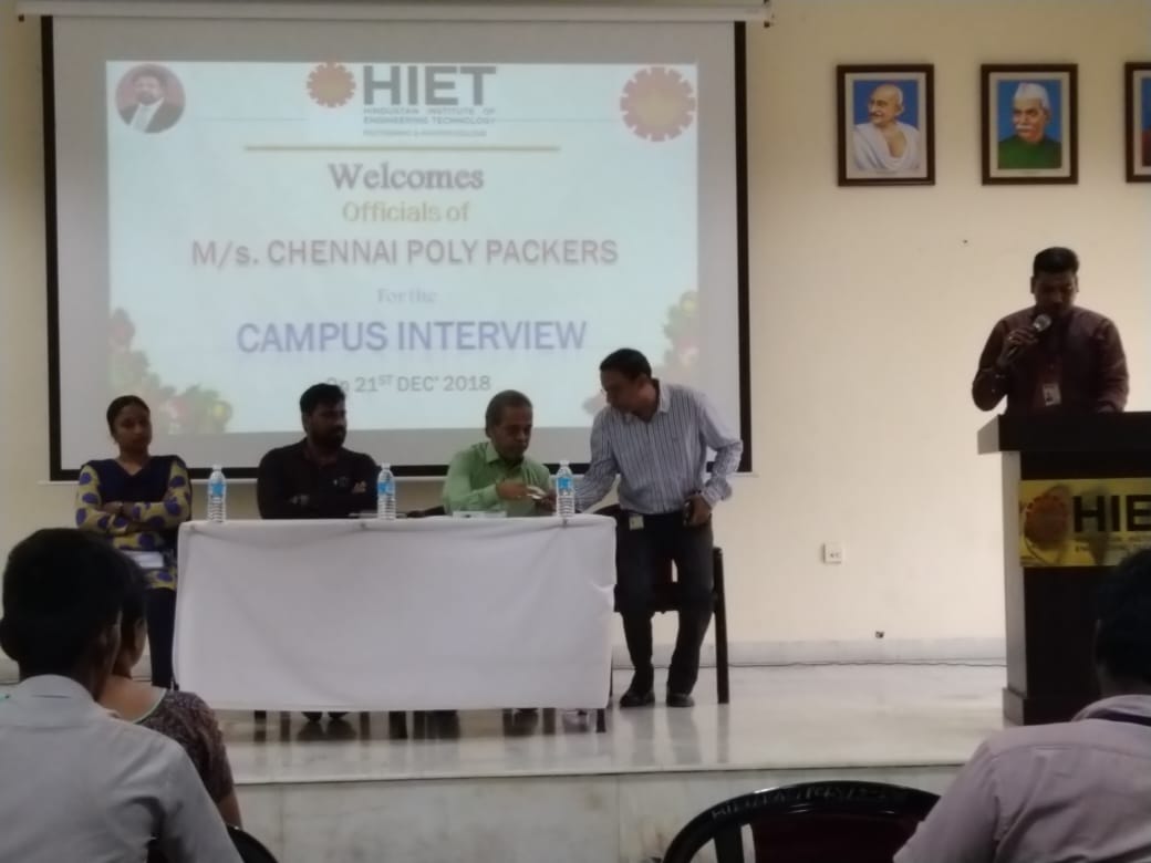 Campus Recruitment Drive – HIET