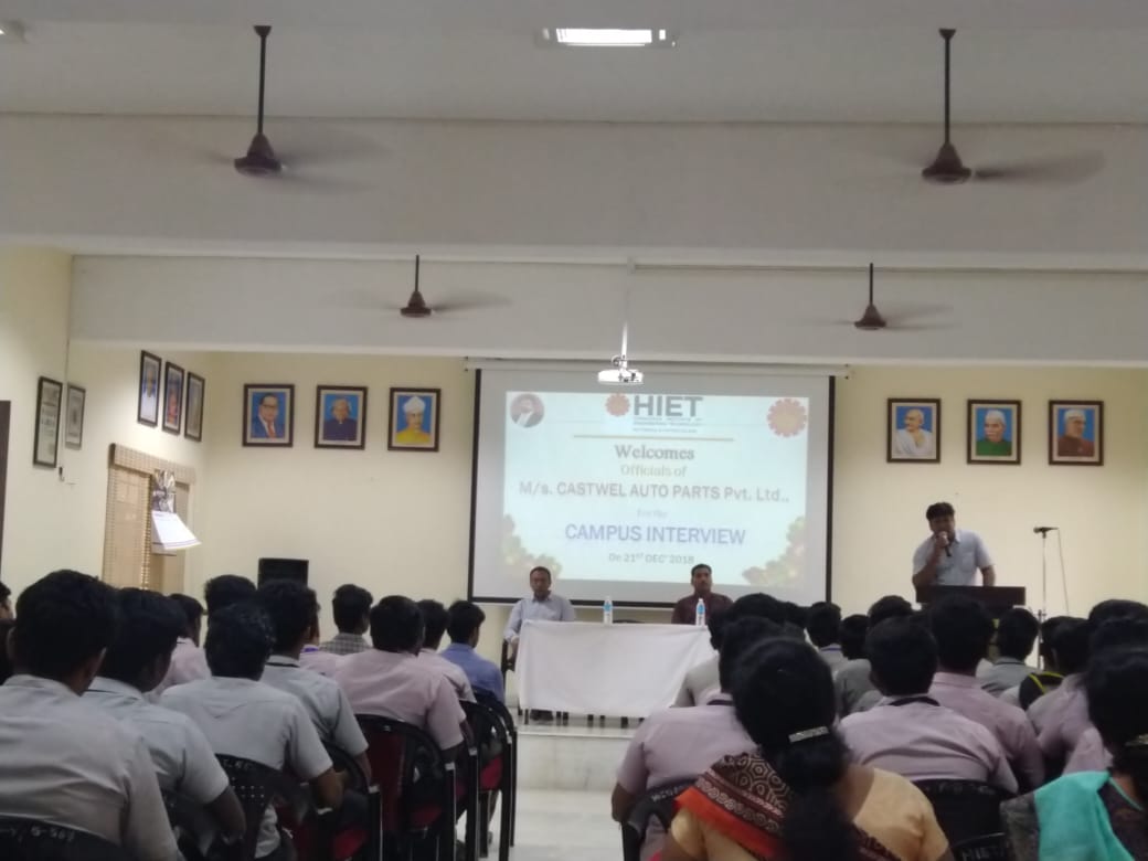 Campus Recruitment Drive – HIET