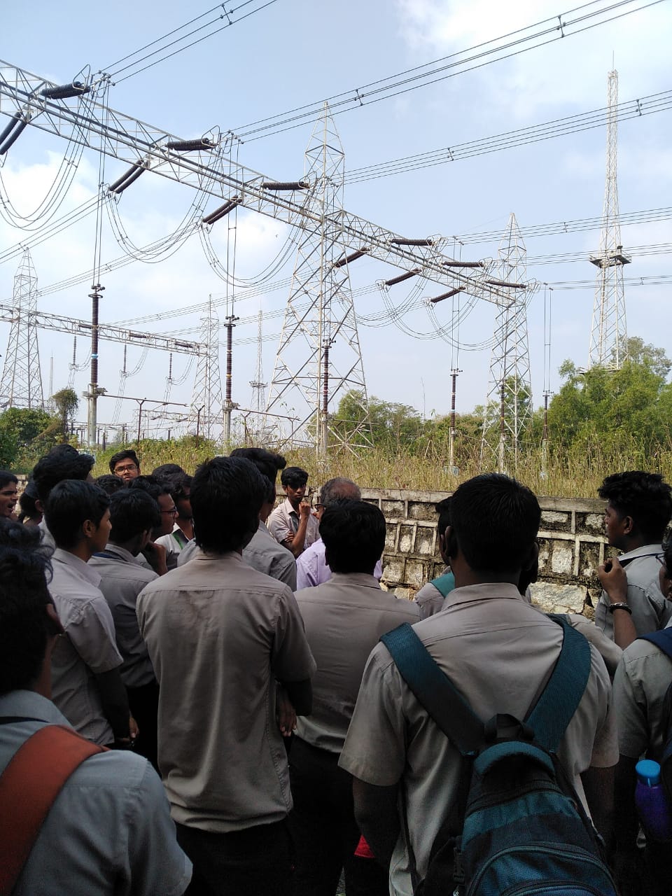 Industrial visit to Sub Power Station Sriperumbudur by EEE &ECE – HIET