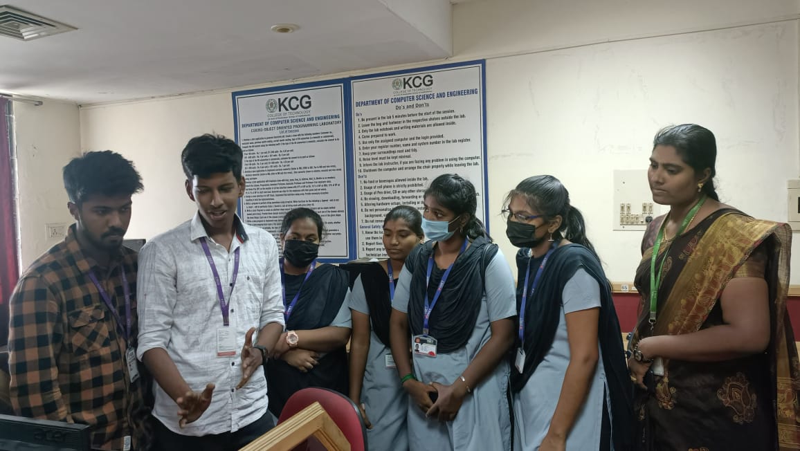 Computer Engineering Students Visited KCG College of Technology – HIET